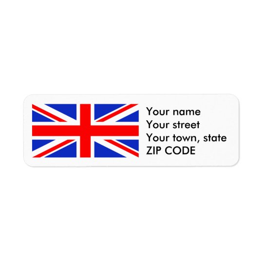 "UNION JACK" LABEL | Zazzle.com