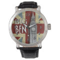 Union Jack London Big Ben Watch | Zazzle