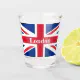 Union Jack London ~ British Flag Shot Glass | Zazzle