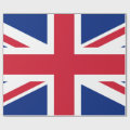 Union Jack Matte Wrapping Paper, 30" x 6' Wrapping Paper | Zazzle