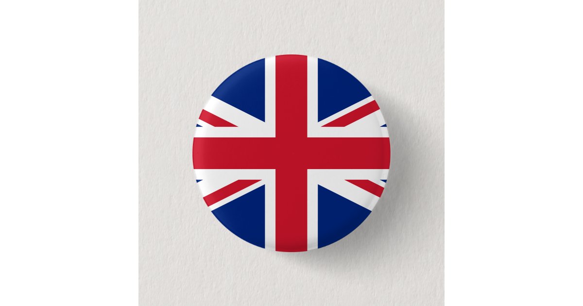 "UNION JACK" PINBACK BUTTON | Zazzle