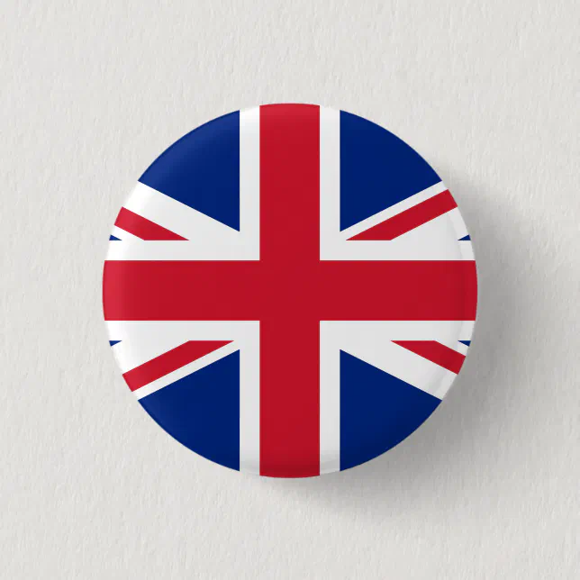 "UNION JACK" PINBACK BUTTON | Zazzle