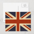 Union Jack Retro Postcard | Zazzle