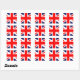 Union Jack Square Sticker | Zazzle