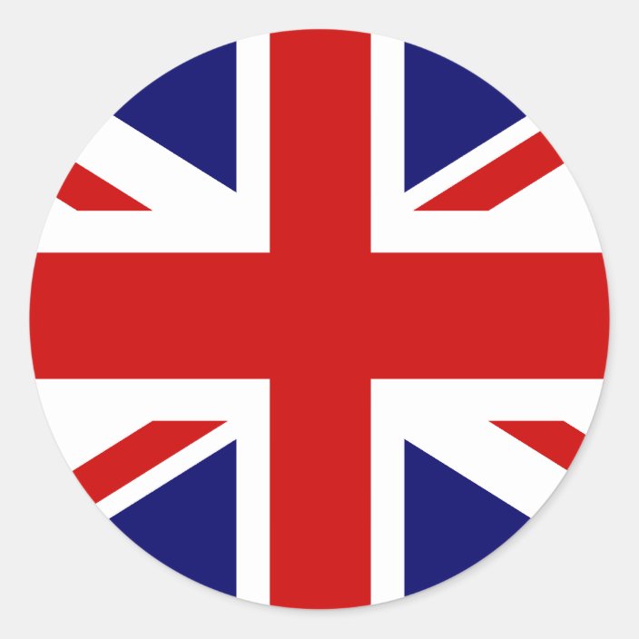 Union jack stickers | round | Zazzle.com