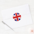 Union jack stickers | round | Zazzle