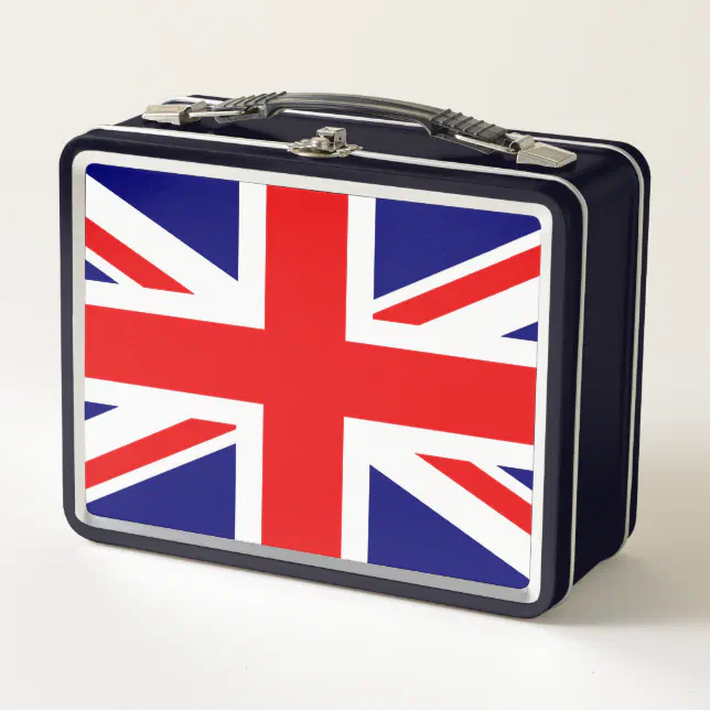 UNION JACK - THE BRITISH FLAG METAL LUNCH BOX | Zazzle