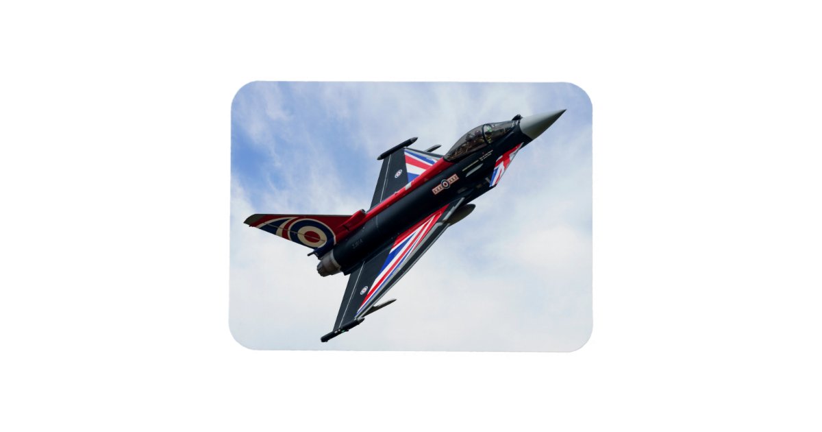 Union Jack Typhoon Magnet | Zazzle