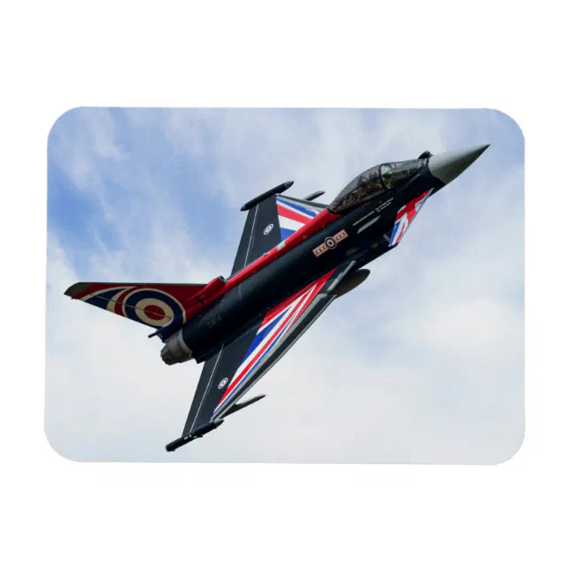 Union Jack Typhoon Magnet | Zazzle