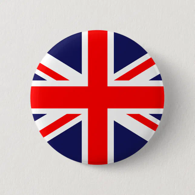 Union Jack - UK Flag Button | Zazzle