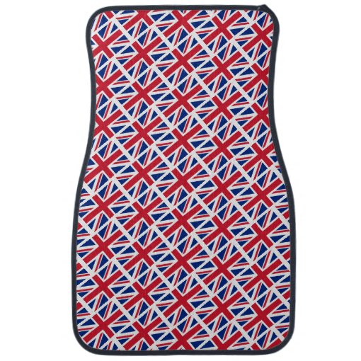 UNION JACK UK Flag Patriotic Stylish British Car Floor Mat | Zazzle