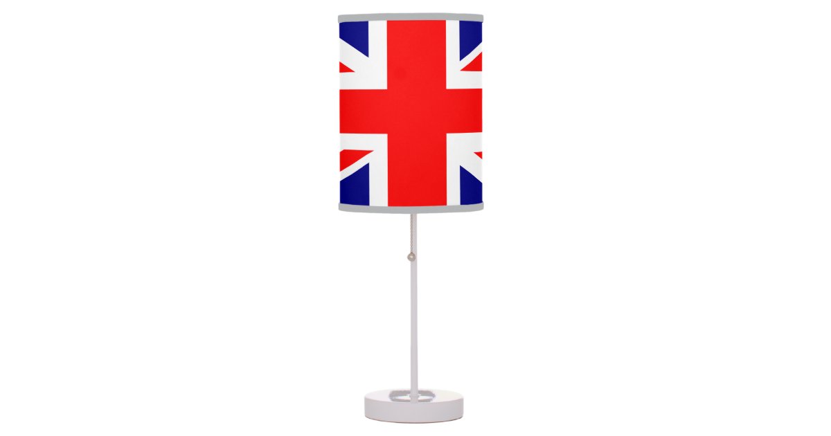 Union Jack UK Flag Table Lamp | Zazzle