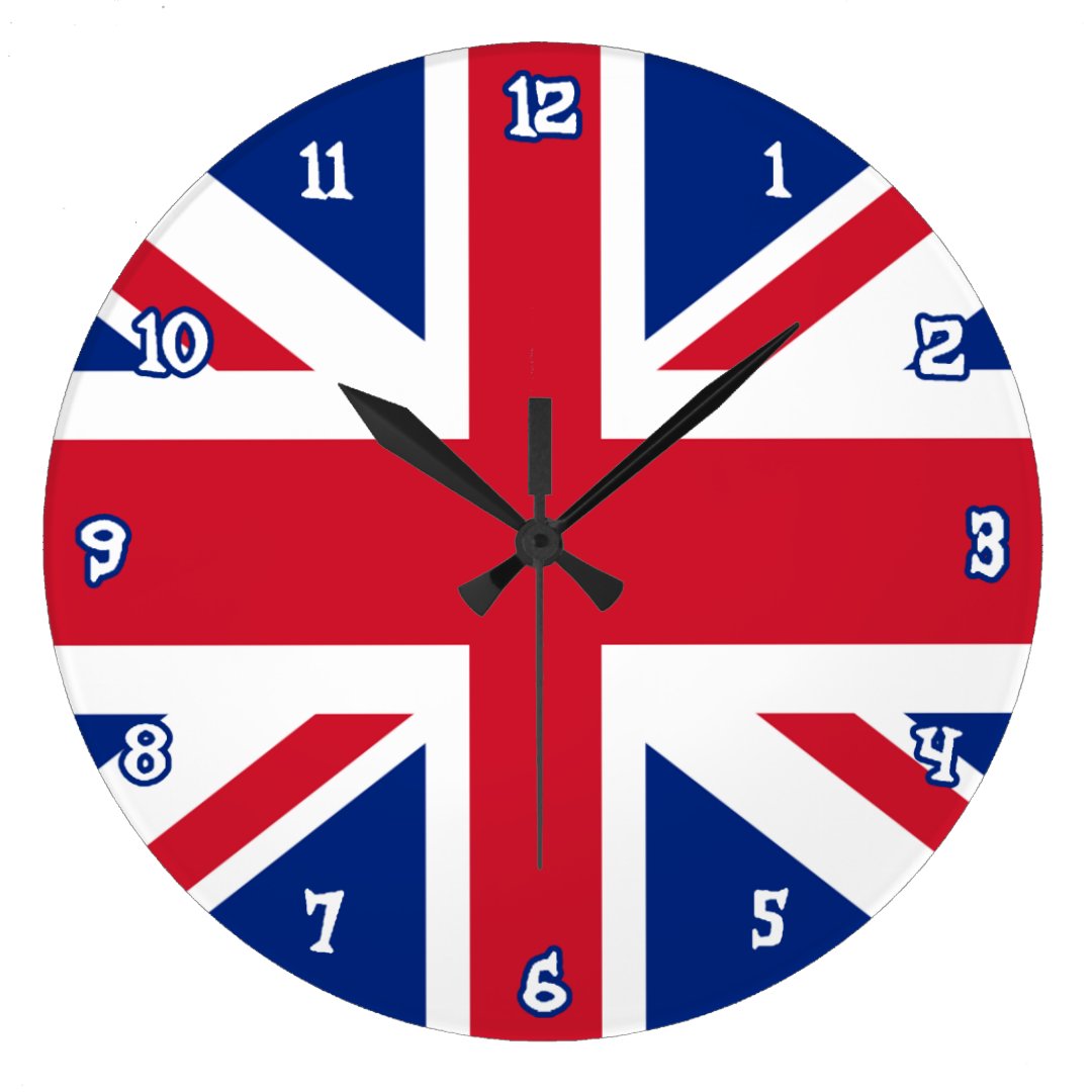 Union Jack Wall Clock | Zazzle