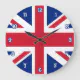Union Jack Wall Clock | Zazzle