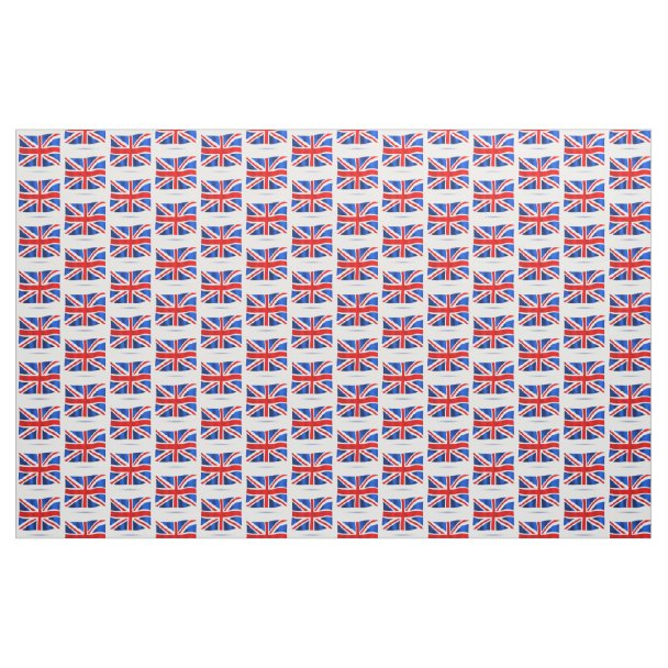 Union Jack Fabric | Zazzle