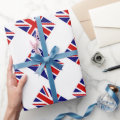 Union jack wrapping paper with British flag | Zazzle