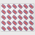 Union jack wrapping paper with British flag | Zazzle