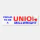 UNION MILLWRIGHT BUMPER STICKER | Zazzle