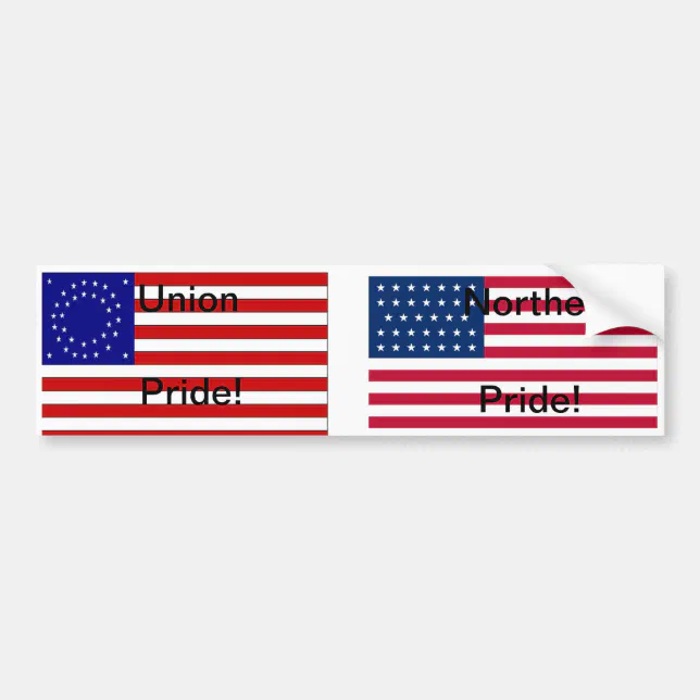 Union pride / Nortehrn pride bumper sticker | Zazzle