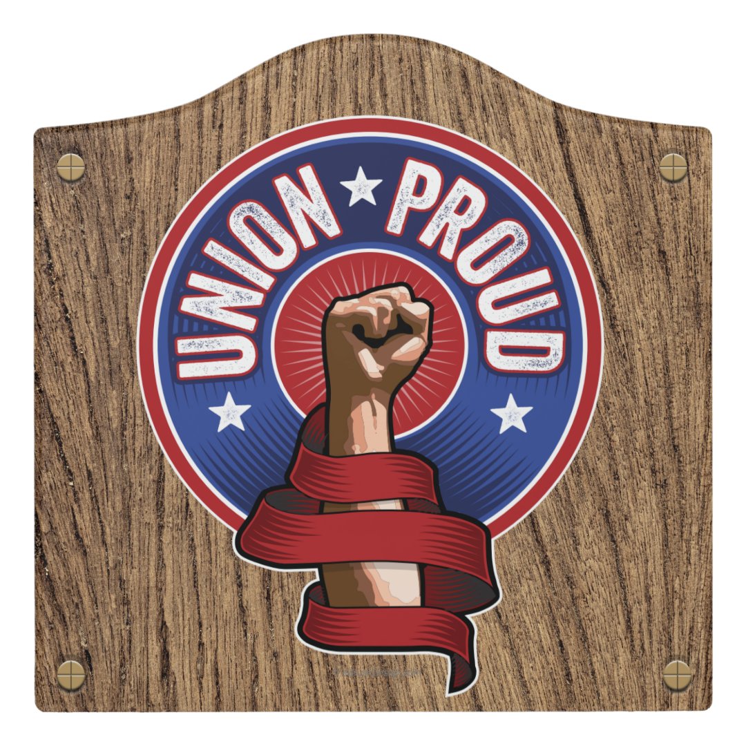 Union Proud Door Sign | Zazzle