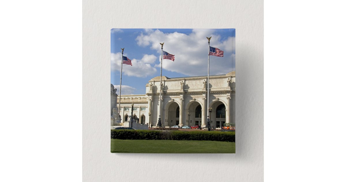Union Station in Washington, D.C. Button | Zazzle