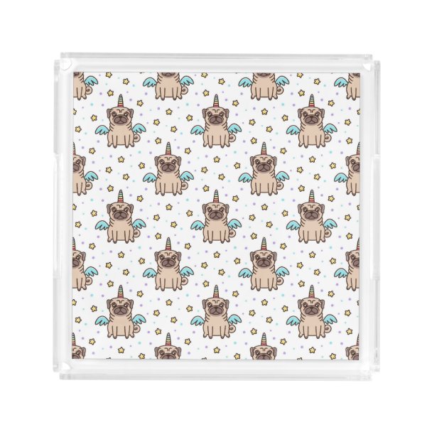Unipug Pattern Fabric | Zazzle