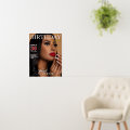 Unique 30th Birthday Custom Photo Magazine welcome Foam Board | Zazzle