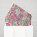 Unique Abstract Japanese Flowers Art Pattern Tissue Paper | Zazzle