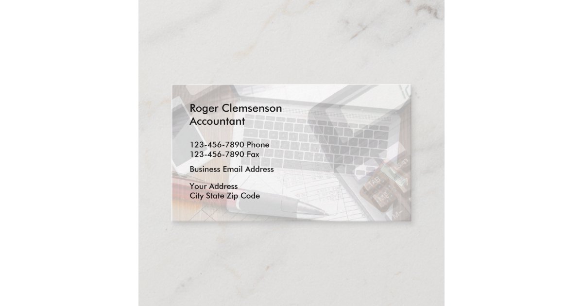 Unique Accountant Businesscards Business Card | Zazzle
