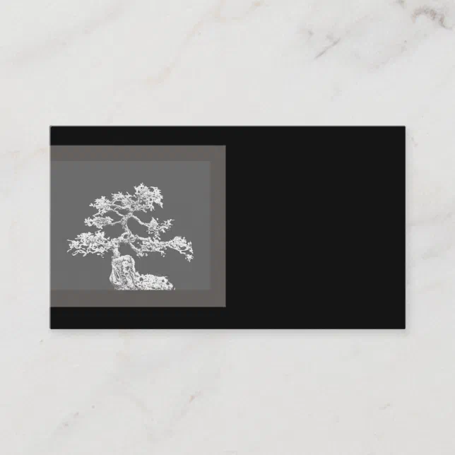 Unique Bonsai Tree Business Card Black And Gray Zazzle unique-bonsai-tree-business-card-black-and-gray-zazzle