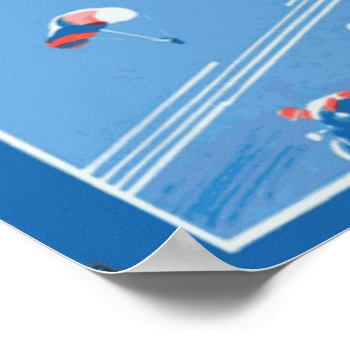 Unique, Colorful 1960s-era Soviet Cosmonaut Poster | Zazzle