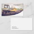 Unique Construction & Building Machine Bulldozer Business Card | Zazzle