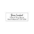 Unique Custom Signature Address Personalized Self-inking Stamp | Zazzle