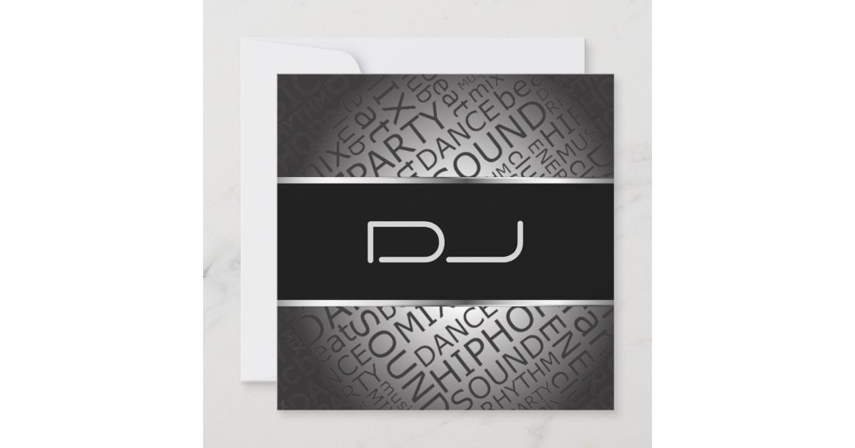 Unique DJ Invitation | Zazzle