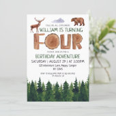 Unique Explorer Boys 4th Birthday Invitation | Zazzle