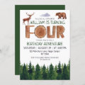Unique Explorer Boys 4th Birthday Invitation | Zazzle