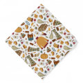 Unique Fall Leaves Harvest Autumn Pumpkins Bandana | Zazzle