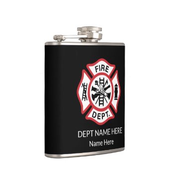 Unique Firefighter Gifts, Maltese Cross Flask | Zazzle