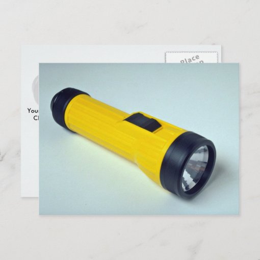 Unique Flashlight Postcard | Zazzle