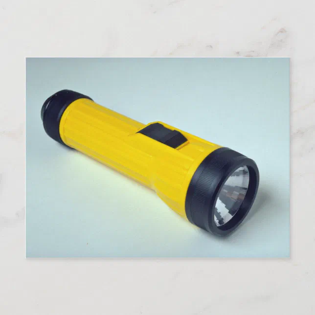 Unique Flashlight Postcard | Zazzle