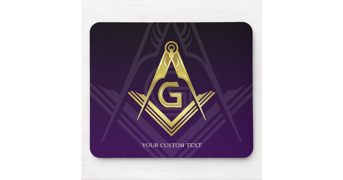 Unique Freemason Gift Ideas | Personalized Masonic Mouse Pad | Zazzle