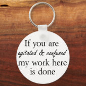 Unique funny birthday gifts jokes quotes humor keychain | Zazzle
