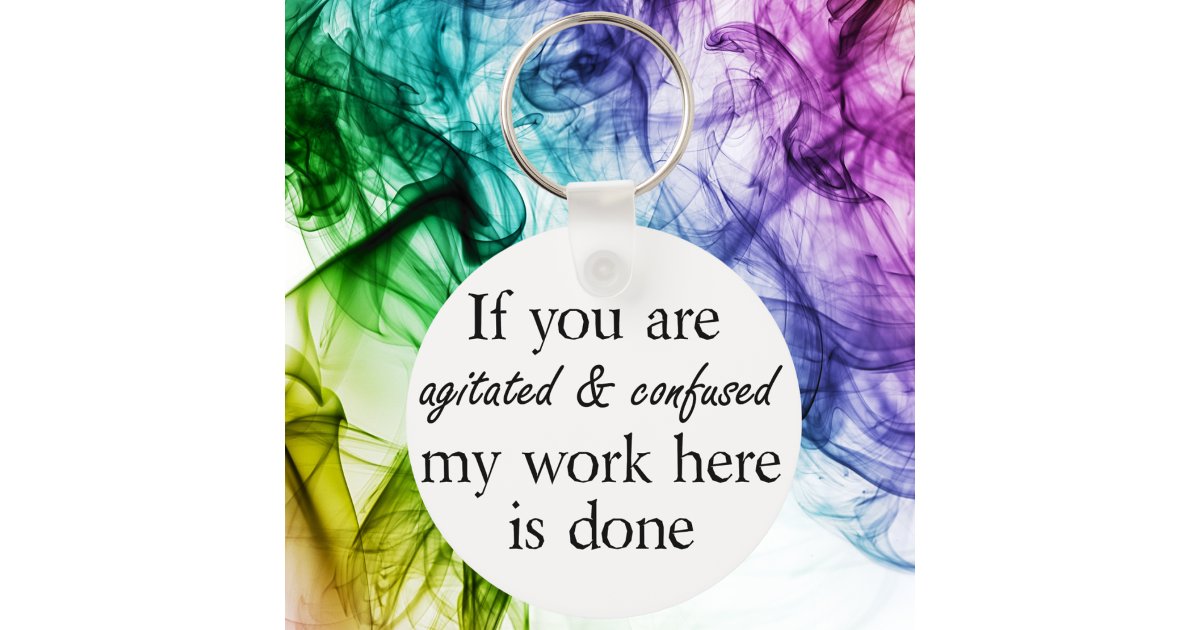 Unique funny birthday gifts jokes quotes humor keychain | Zazzle