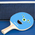 Unique Funny Crazy Cute Blue Monster Ping-Pong Paddle | Zazzle