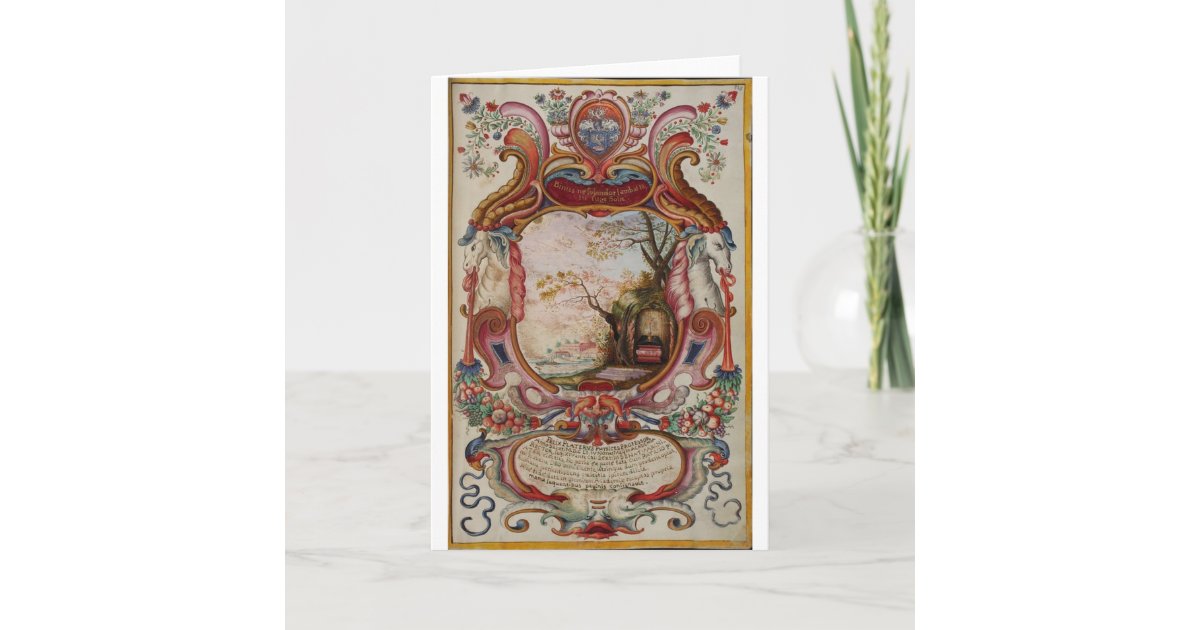 Unique Gorgeous Medieval Manuscript Greeting Card | Zazzle