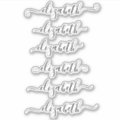 Unique Handwritten Calligraphy Name Script Modern Sticker | Zazzle