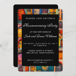 Unique Housewarming Party Invitation Doors | Zazzle