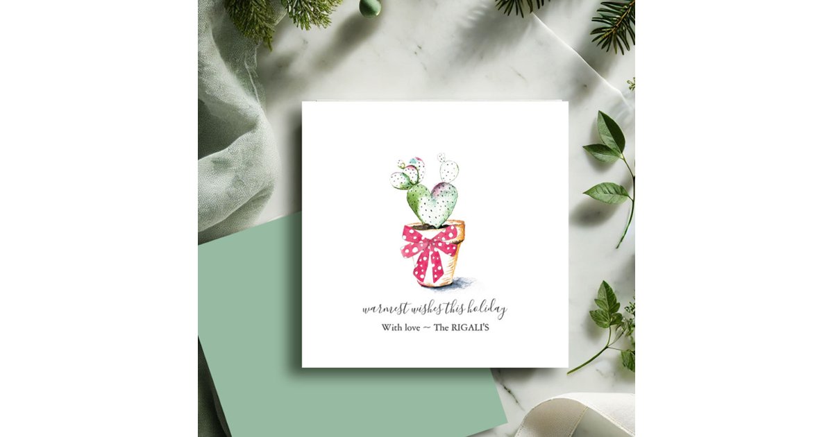 Unique Mini Christmas Gift Tags with Envelopes Note Card | Zazzle