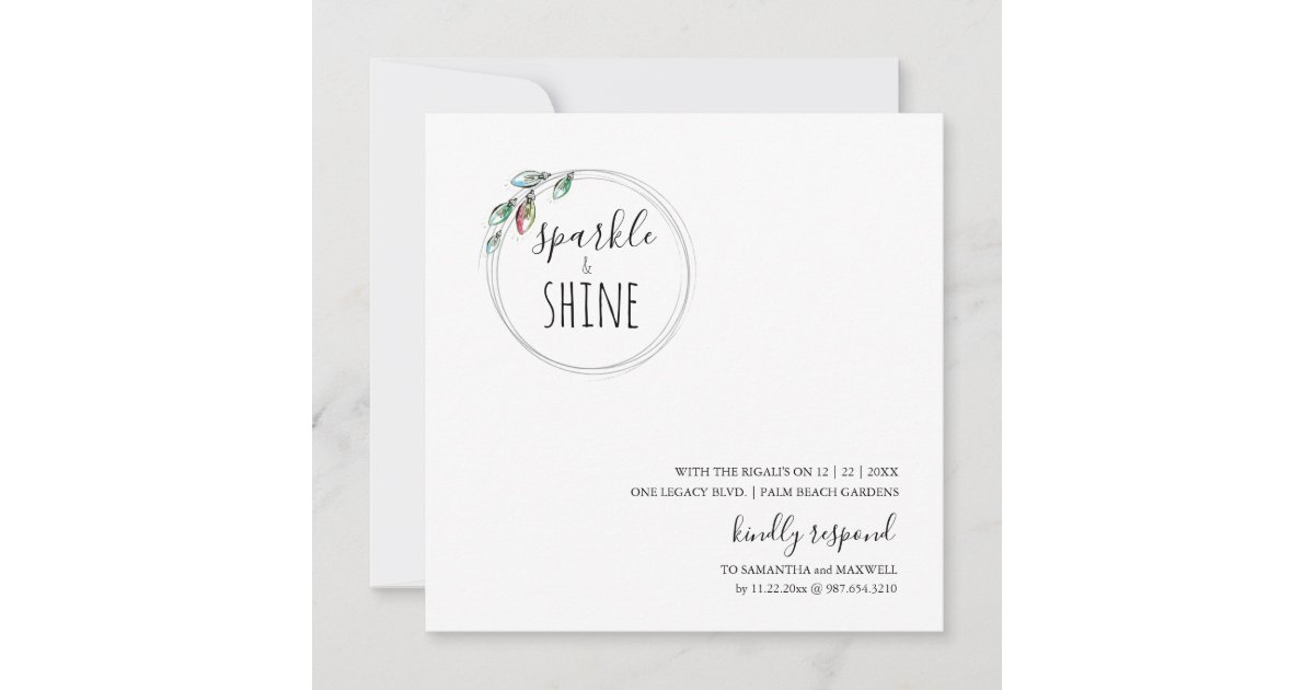 Unique Modern Scandinavian Christmas Invitation | Zazzle.com