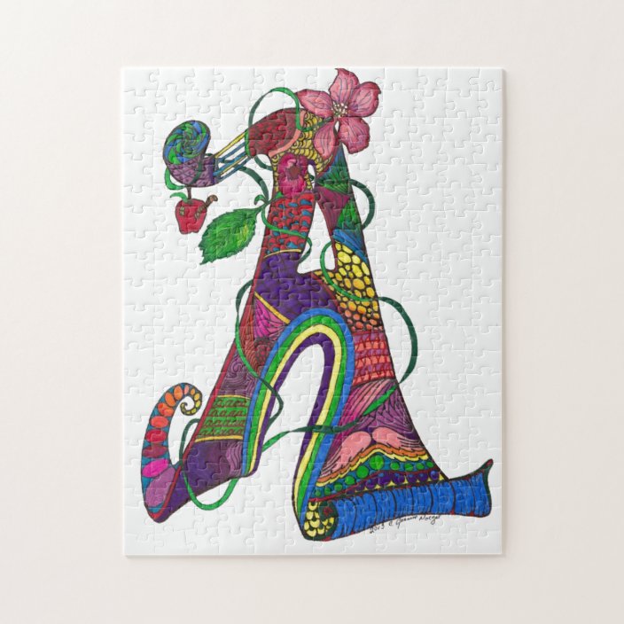 unique monogram puzzle | Zazzle.com